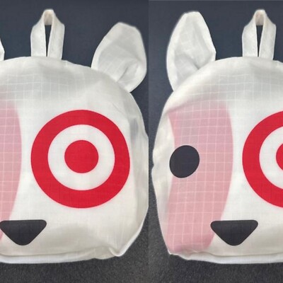 Target Bullseye Dog Reusable Bag New w/ Tags - Lot of 2 Bags | eBay
