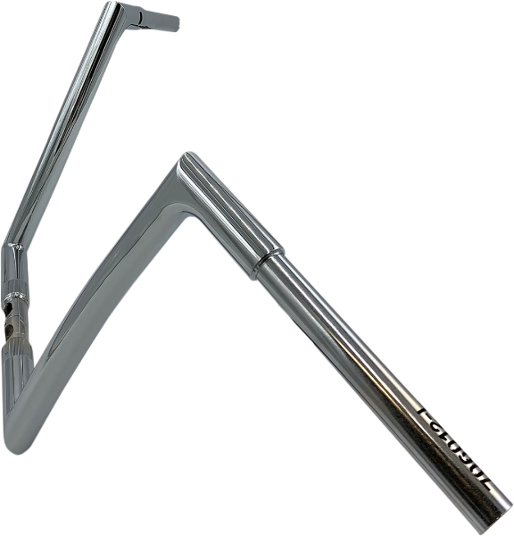 FBI Fat Baggers Chrome 1-1/4" EZ Install Flat Top 12" Handlebar Harley ...