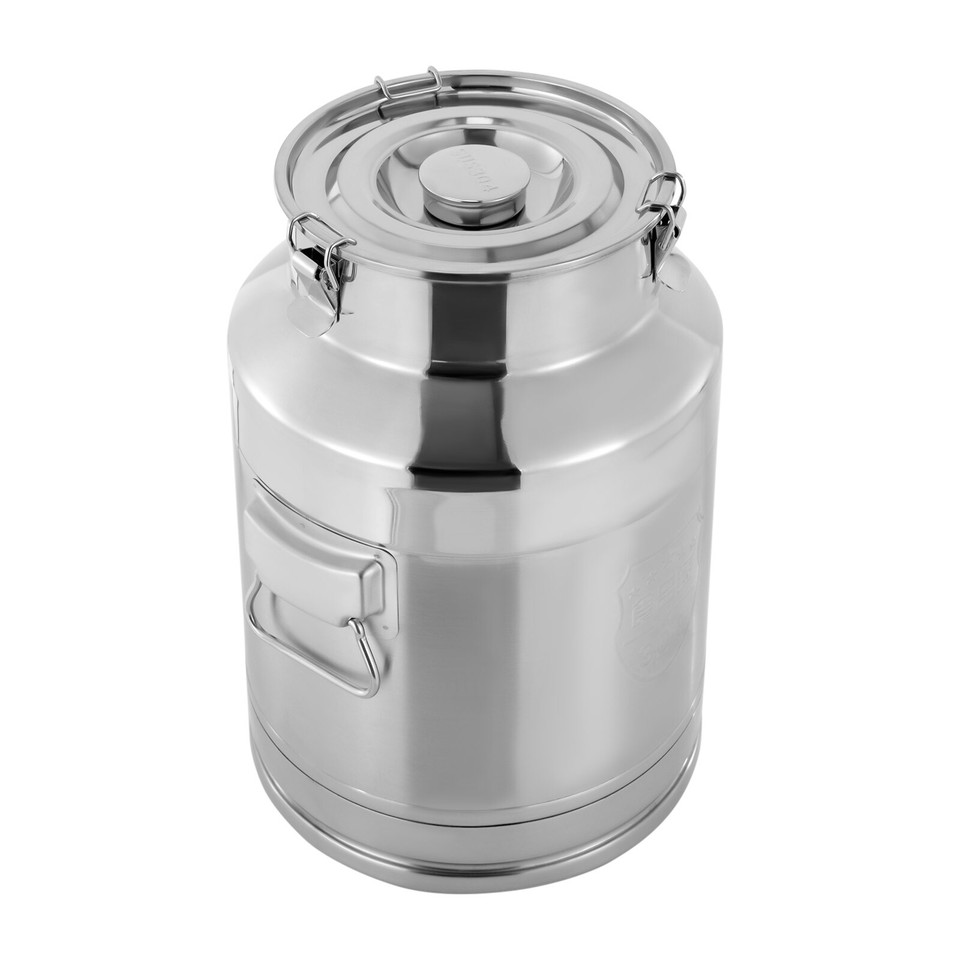 28L/35L Stainless Steel Milk Can Wine Pail Bucket Jug Oil Storage Tank ...