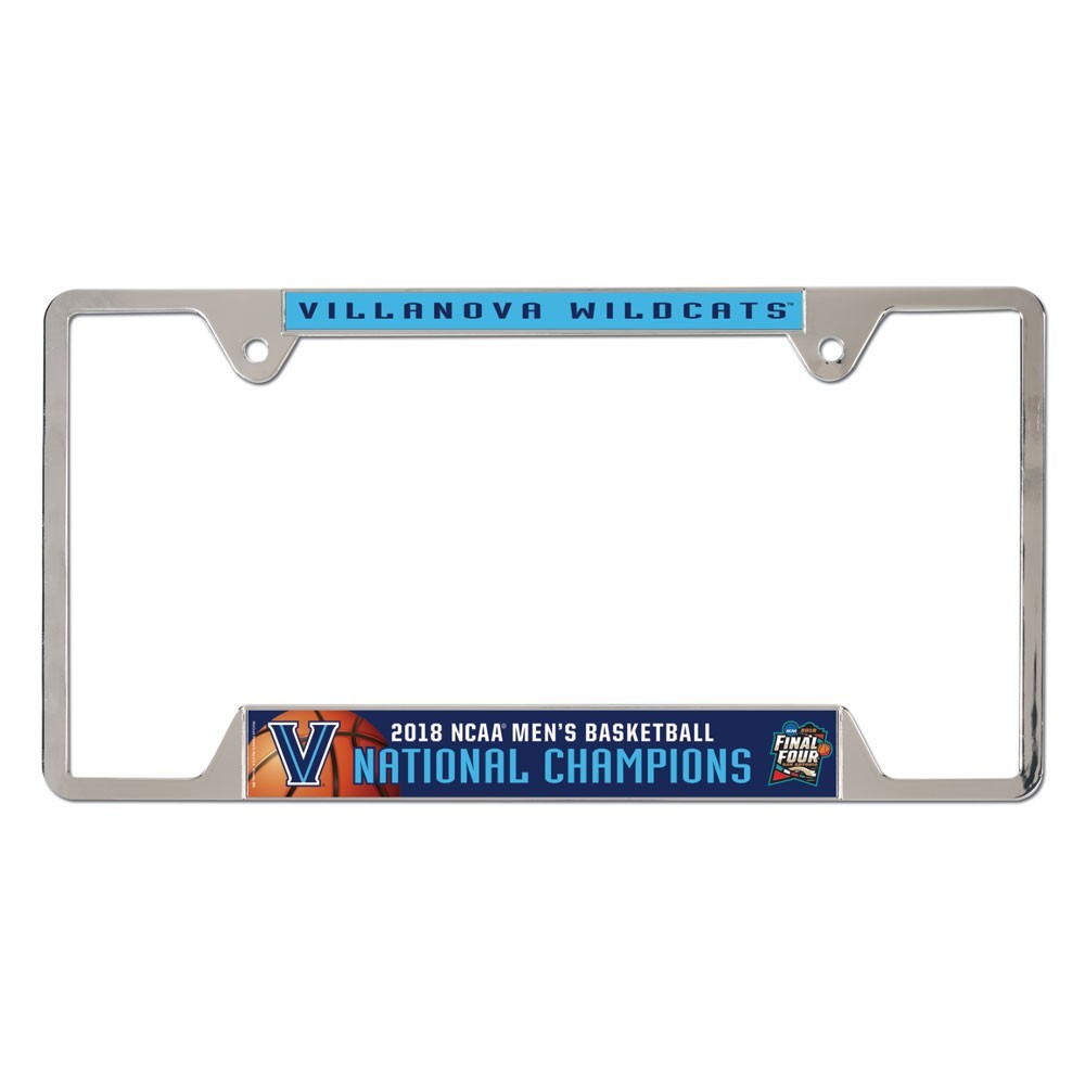 Villanova Wildcats Wincraft 2018 NCAA National Champs Metal License ...