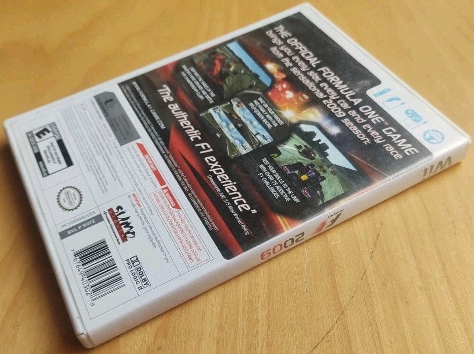 F1 Formula 1 2009 (Codemasters, Nintendo Wii, 2009) PAL EUR Version ...