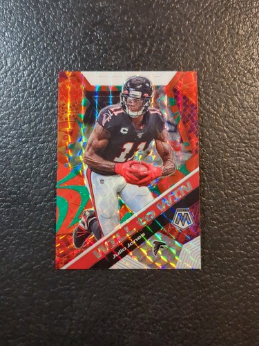 2020 Panini Mosaic Julio Jones /89 Will to Win Mosaic Green Reactive # ...