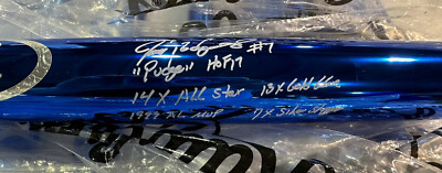Ivan Pudge Rodriguez Signed Custom Chrome Bat w/ 6 Inscriptions PSA | eBay