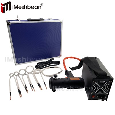 1500W Magnetic Induction Heater Kit Flameless Bolt Heat Tool w/6 Coils ...