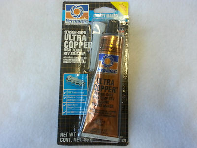 PERMATEX 81878 Ultra Copper Sensor Safe High-Temp RTV Silicone Gasket ...