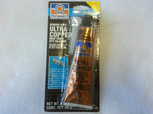 PERMATEX 81878 Ultra Copper Sensor Safe High-Temp RTV Silicone Gasket ...