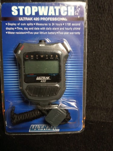 Ultrak 420 Professorial. Cumulative Split Stopwatch | eBay