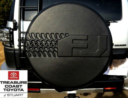 NEW OEM TOYOTA FJ CRUSIER SPARE TIRE COVER MODELS WITHOUT BACK UP ...