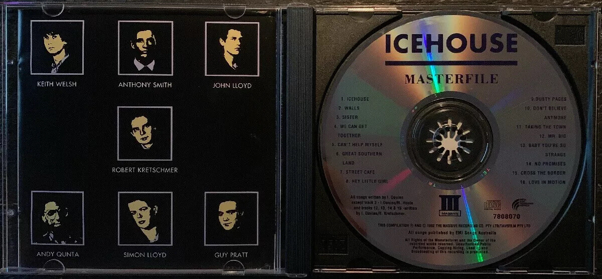 Icehouse Masterfile CD 1992 Compilation Steve Jansen | eBay