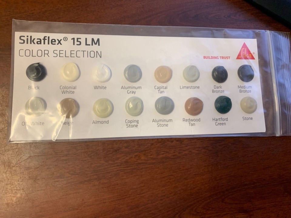 Sikaflex 15LM, Low Modulus Polyurethane Sealant, 10.1 Oz tubes ,Black ...