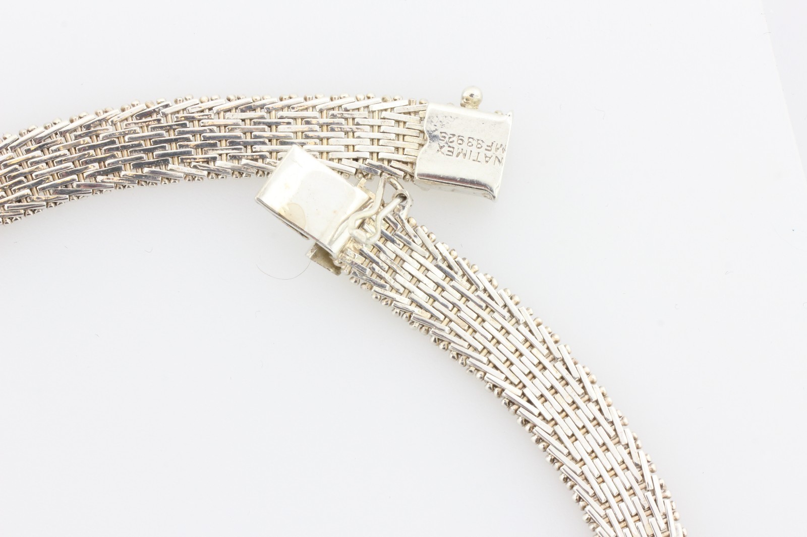 Sterling Silver 925 V Chevron Style Riccio Link Diamond Cut Design ...