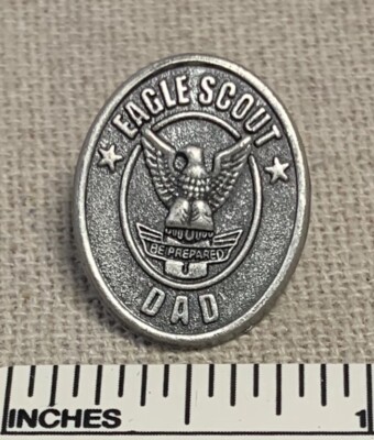 Vintage Boy Scouts of America EAGLE SCOUT DAD PIN BSA Rank Badge Father ...