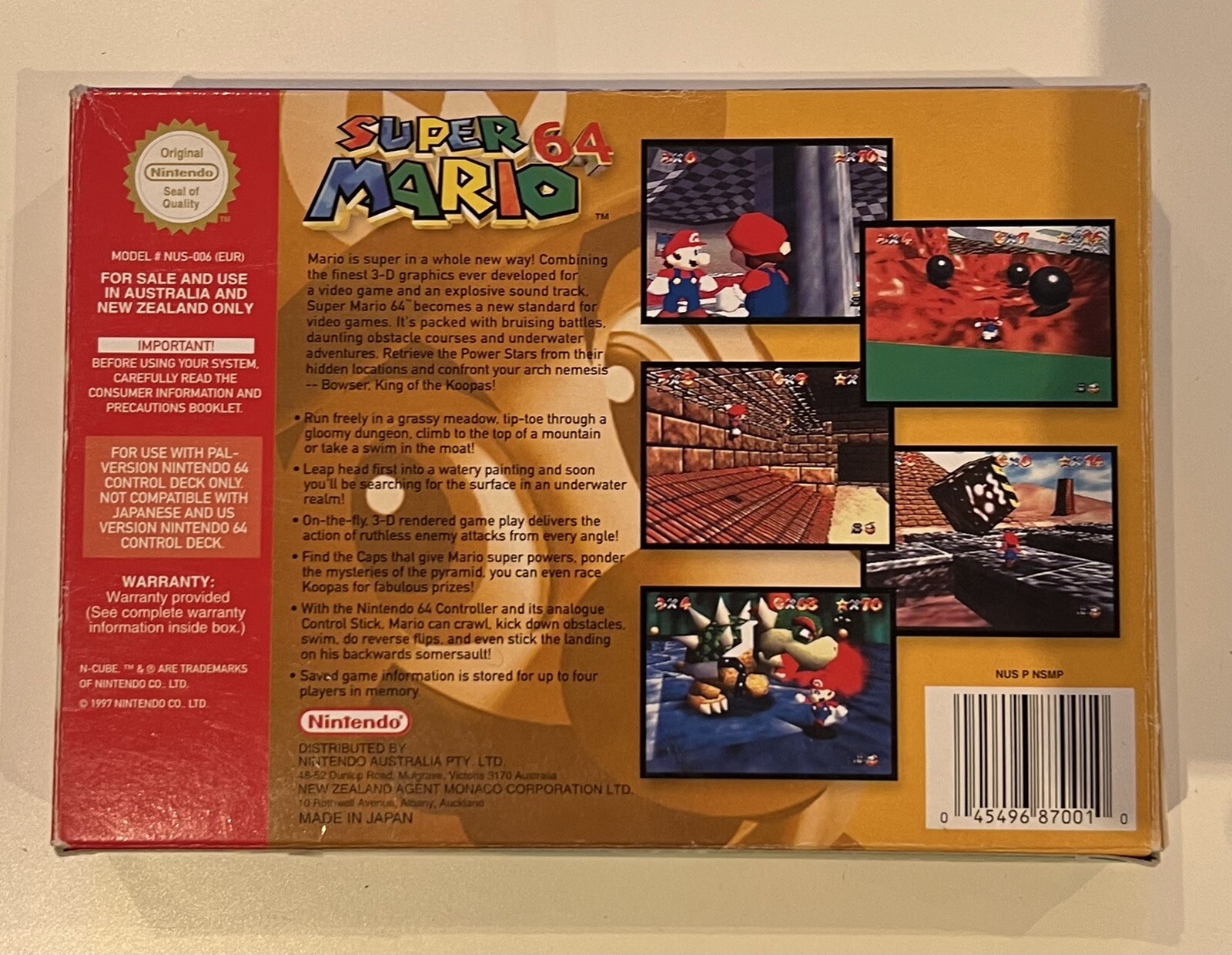 Super Mario 64 PAL N64 Complete | eBay