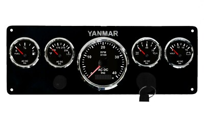Marine Instrument Panel Programmable/Non-Programmable Tachometer for ...
