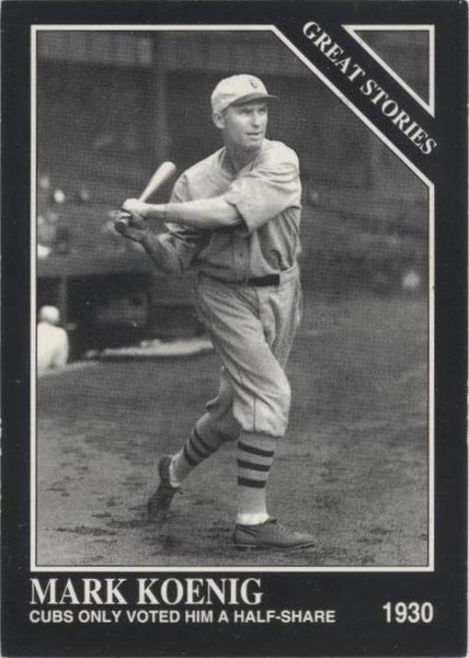 1993 The Sporting News Conlon Collection - #751 Mark Koenig for sale ...