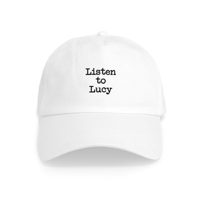 CafePress Listen To Lucy Cap Classic Baseball Cap (772777784) | eBay