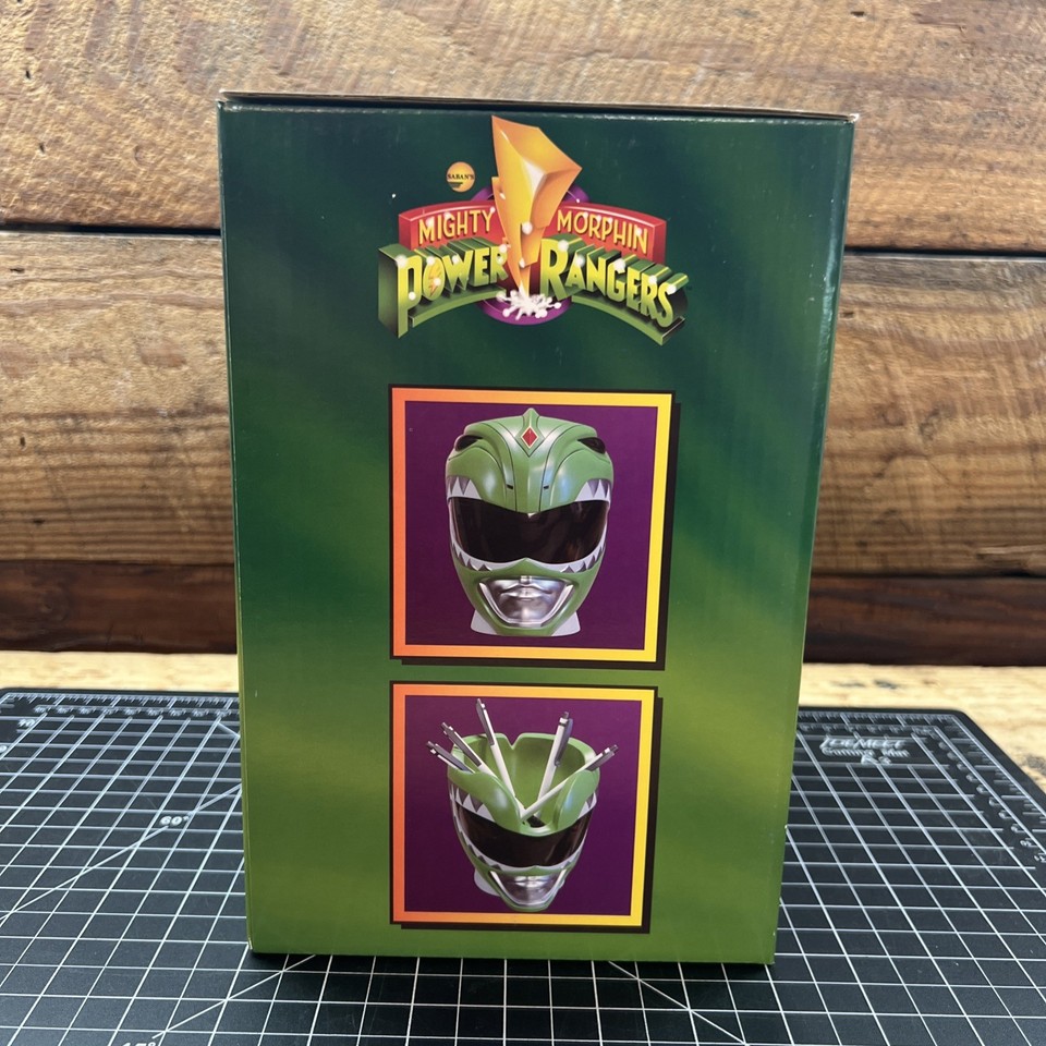 Green Ranger Pen Holder Mighty Morphin Power Rangers Hasbro Icon Heroes ...