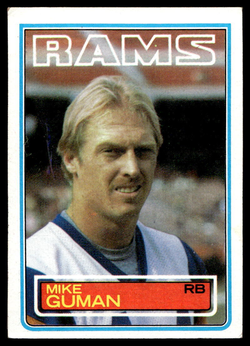 1983 Topps 91 Mike Guman Los Angeles Rams Football Card | eBay