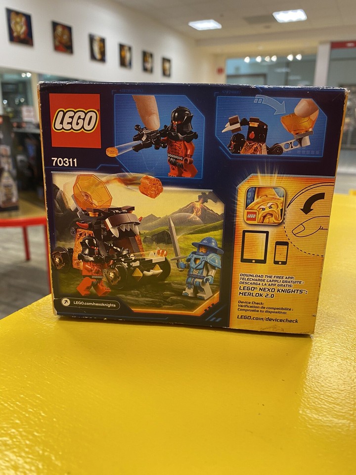 New - Lego Nexo Knights Chaos Catapult 70311 Building Kit 93 Pcs Set ...