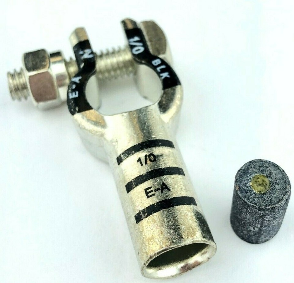 Battery Cable Ends Copper Top Post Terminal Connectors Kit w Solder ...