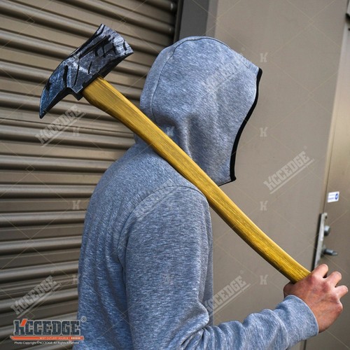HALLOWEEN FOAM TOYS Cleaver Axe Bat Pipe Wrench Crowbar Hammer Prop ...