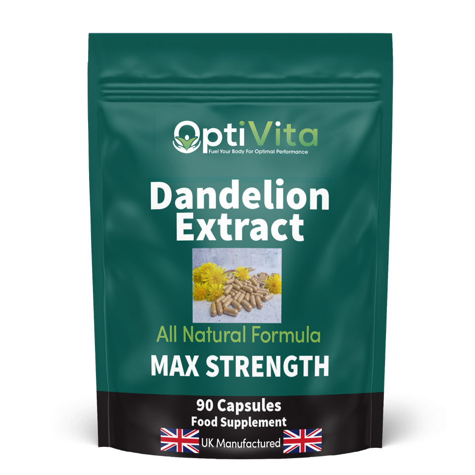 DANDELION Root Extract Capsules 5000mg STRONG Water Retention Vegan ...