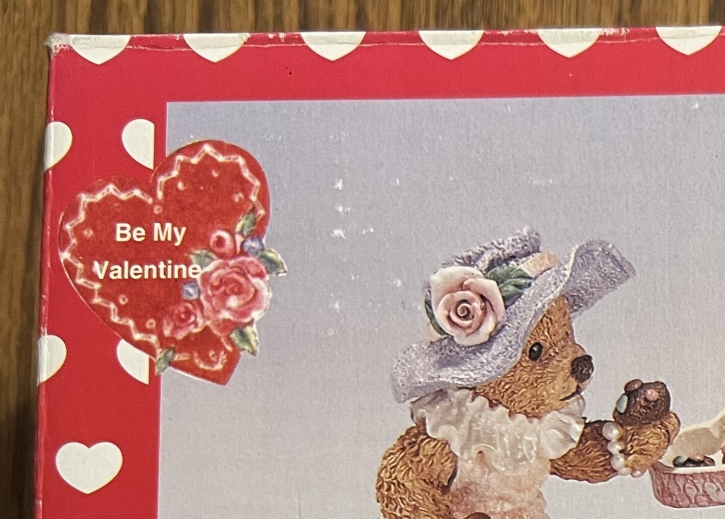 Be My Valentine Bear Collectible Hand Painted Set of 2 In Box - Eluceo ...