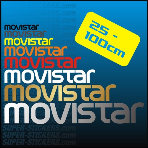 1pc MOVISTAR Logo Decal (Pick Color, Size) 25-100cm Aufkleber Pegatina ...