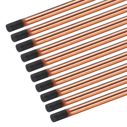 20pcs 10mmx355mm Carbon Arc Air Gouging Rods Copper Graphite Electrode ...