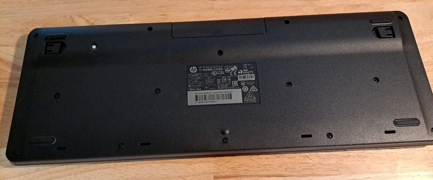 HP Hewlett Packard Wireless Keyboard KBRF57711 672648-003 for sale ...