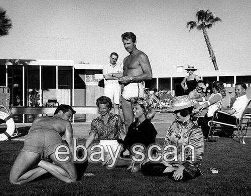 LLOYD BRIDGES AND HUGH O'BRIAN BUNS BARECHESTED BEEFCAKE 8X10 PHOTO 566 ...