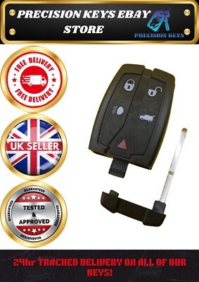 LAND ROVER FREELANDER 2 REMOTE KEY FOB 433MHZ 2007-2015 5 BUTTONS SELF ...