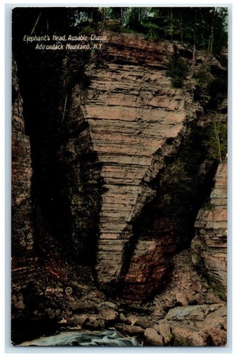 c1910 Elephant's Head Ausable Chasm Cliff Adirondack Mountains New York ...