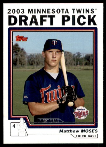 2004 TOPPS MATTHEW MOSES RC MINNESOTA TWINS #673 | eBay
