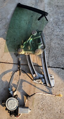 02-10 LEXUS SC430 PASSENGER RIGHT REAR WINDOW GLASS, REGULATOR & MOTOR ...
