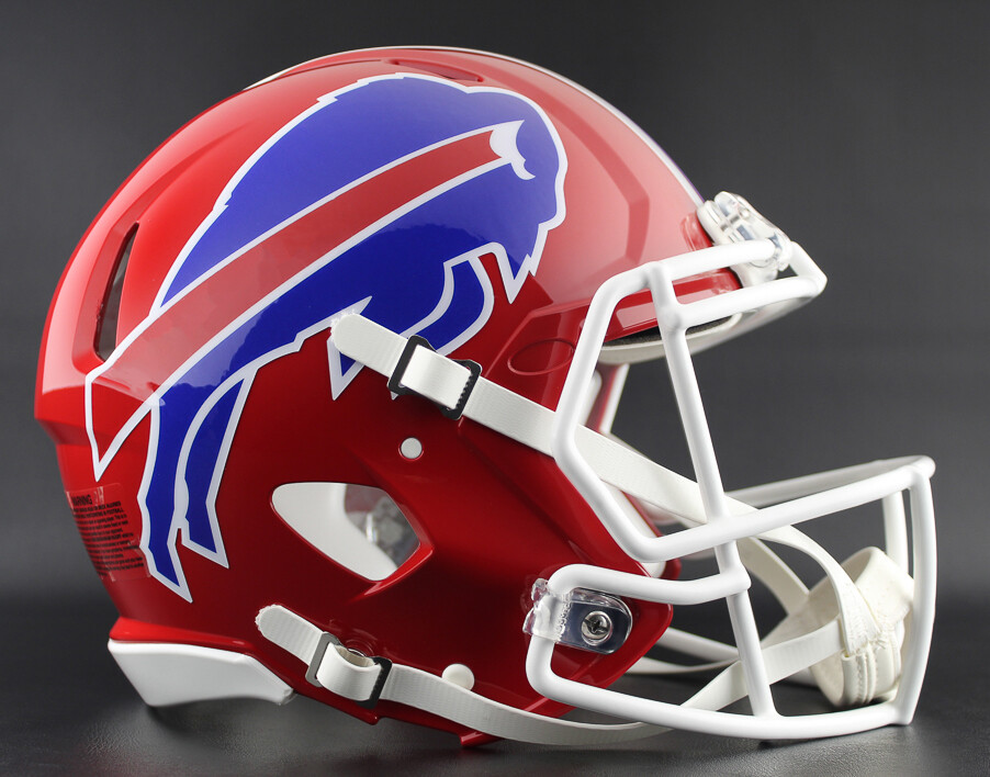 BUFFALO BILLS 1987-2001 THROWBACK Riddell SPEED Authentic Football ...