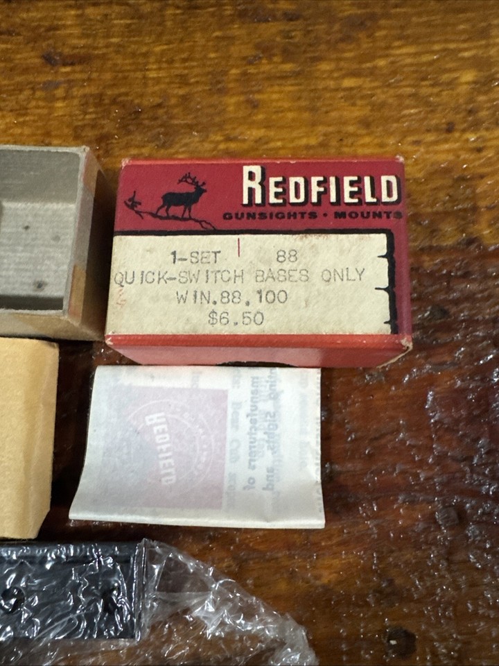 Vintage Redfield 2 piece Quick Switch Bases For Winchester 88 Or 100 ...