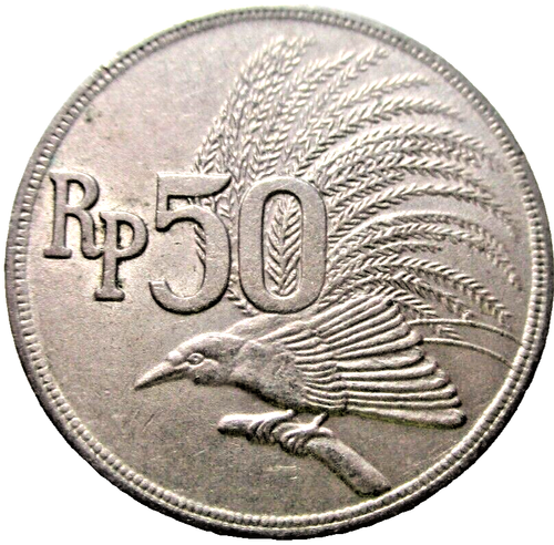 1971 INDONESIA 50 RUPIAH COIN - # 32/11/24 | eBay