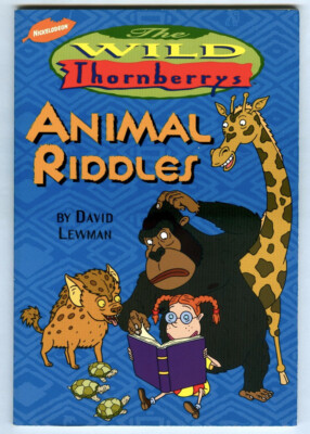 WILD THORNBERRYS Animal Riddles by David Lewman! Rare 2001 FIRST ...