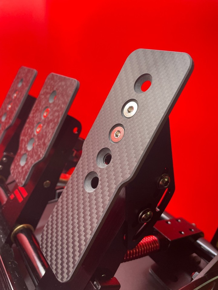 Real Carbon Fibre Pedal Plates for Fanatec Clubsport V3 Pedals | eBay