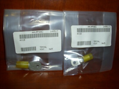 30 Aircraft Terminal Yellow Lugs 4x10 | eBay