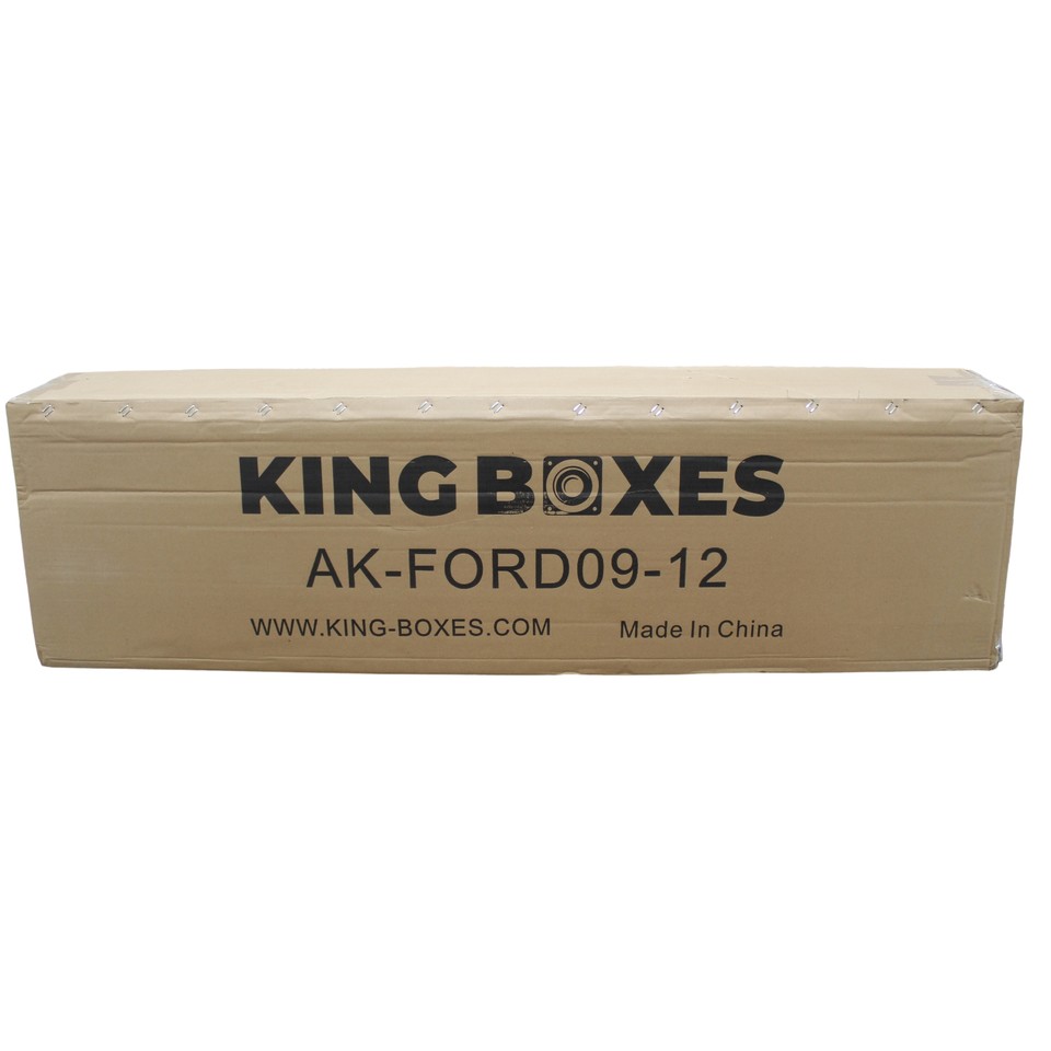 King Boxes 12" Dual DF Sealed Box 09-Up F150, 17-Up F250/350 CrewCab AK ...