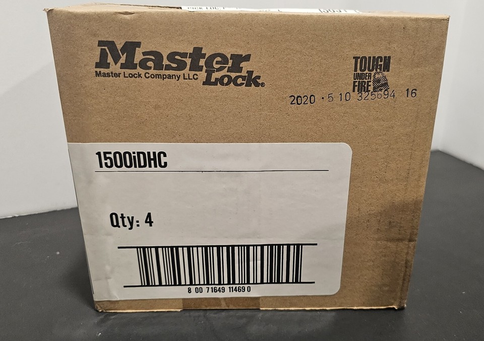 Master Lock 1500ID Speed Dial DIRECTIONAL Combination Locks - 4 Pack ...