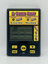 Radica 2 Game Slot Machine Casino Nudge Handheld Electronic Game Model ...