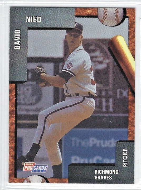 1992 Richmond Braves (Class AAA-Atlanta Braves) David Nied | eBay