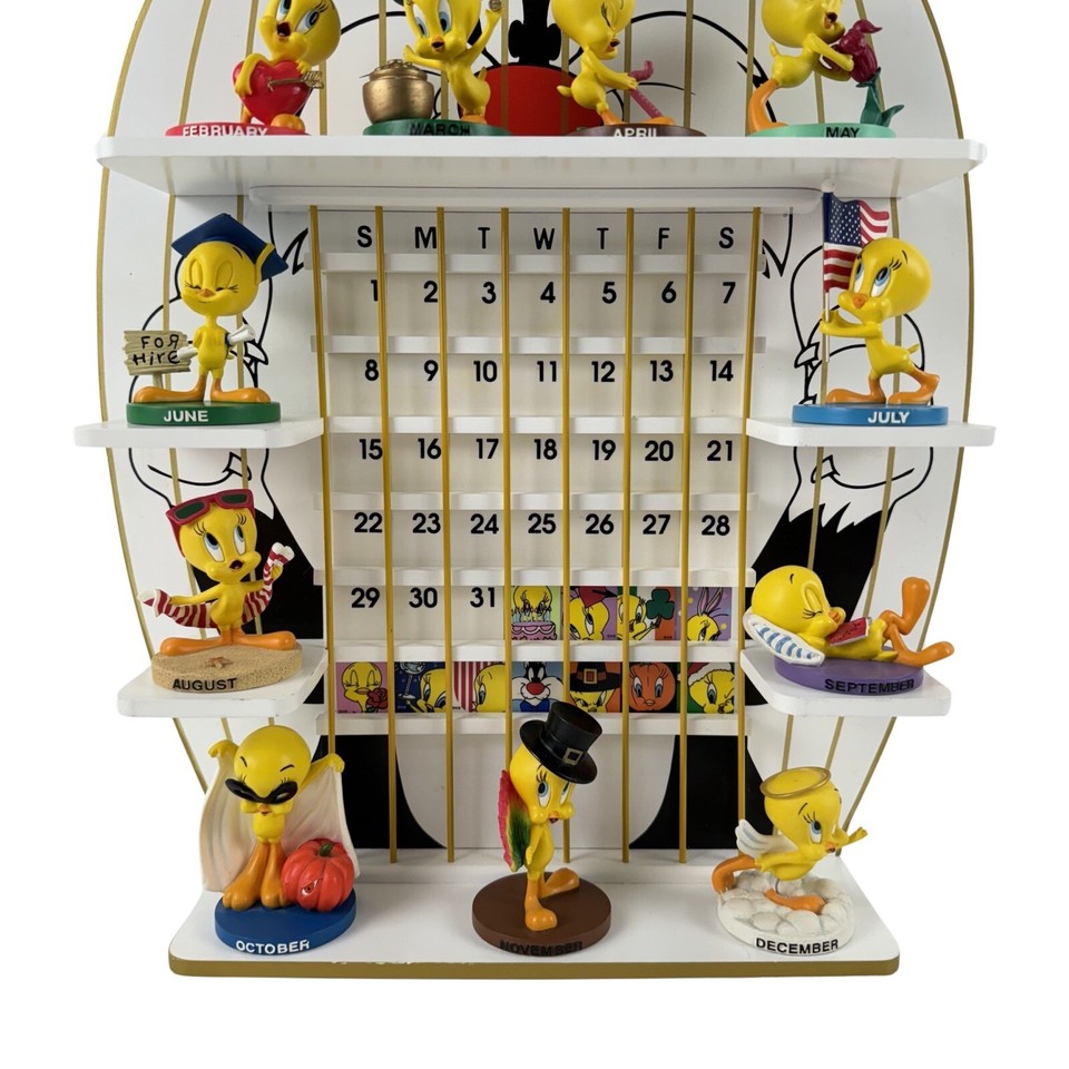Danbury Mint Looney Tunes Tweety Bir Perpetual Calendar - Complete Set ...