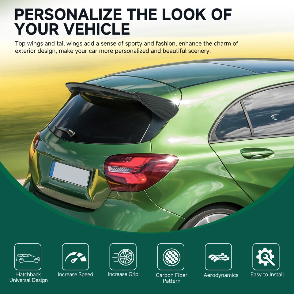 For Toyota Matrix 03-14 Carbon Fiber 52'' Rear Roof Top Window Spoiler ...