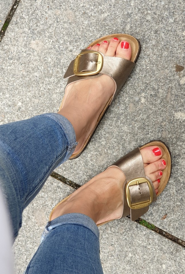 BIRKENSTOCK Madrid Big Buckle 1016236 Graceful Taupe normale Weite ...