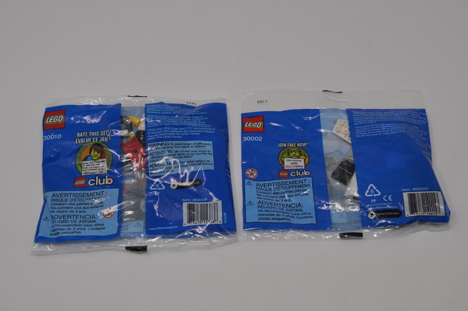 Lego City 30010 30002 FIRE POLICE RETIRED NEW POLYBAGS PROMO LOT NIB | eBay