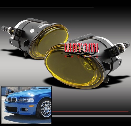 01-06 BMW E46 M3/00-03 E39 M5/330CI 330I BUMPER DRIVING YELLOW FOG ...